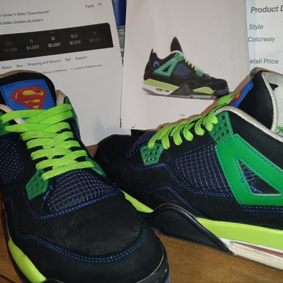 Jordan | Shoes | Mens Retro Jordans 4s Supermans | Poshmark